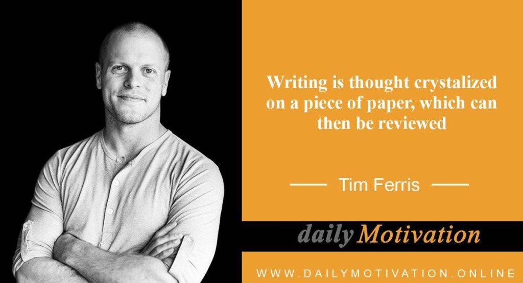 20 Entrepreneur Quotes by Tim Ferris - Daily Motivation Online